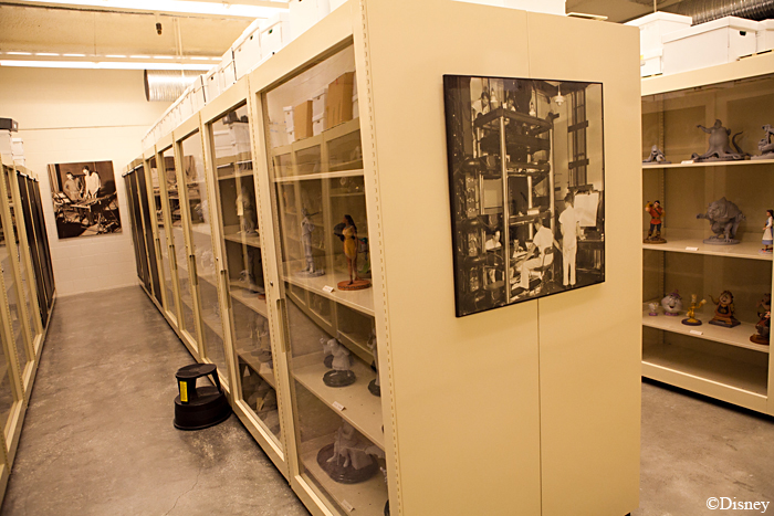 Hanging out in the "Vault" at Disney's Animation Research Library ...