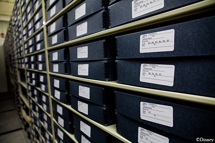 Hanging out in the "Vault" at Disney's Animation Research Library ...
