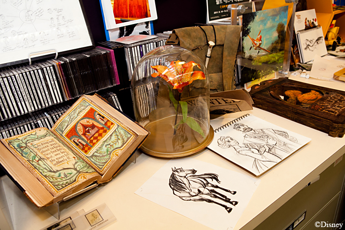 Hanging out in the "Vault" at Disney's Animation Research Library ...