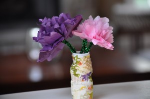 Spring Craft: How To Make Tissue Paper Flowers - Classy Mommy