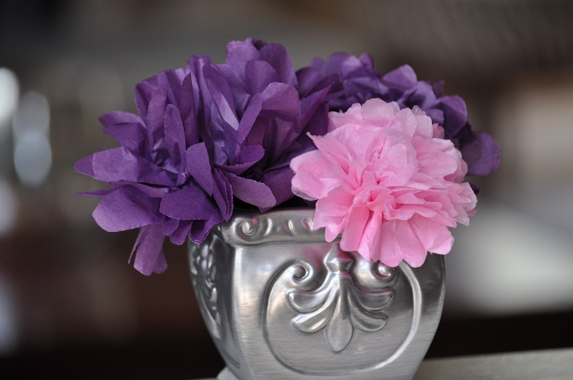 Spring Craft: How To Make Tissue Paper Flowers - Classy Mommy