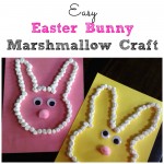 Easy Easter Bunny Marshmallow Craft - Classy Mommy