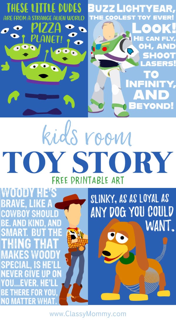 Free Toy Story Printable Posters and Artwork for Toy Story Nursery or ...