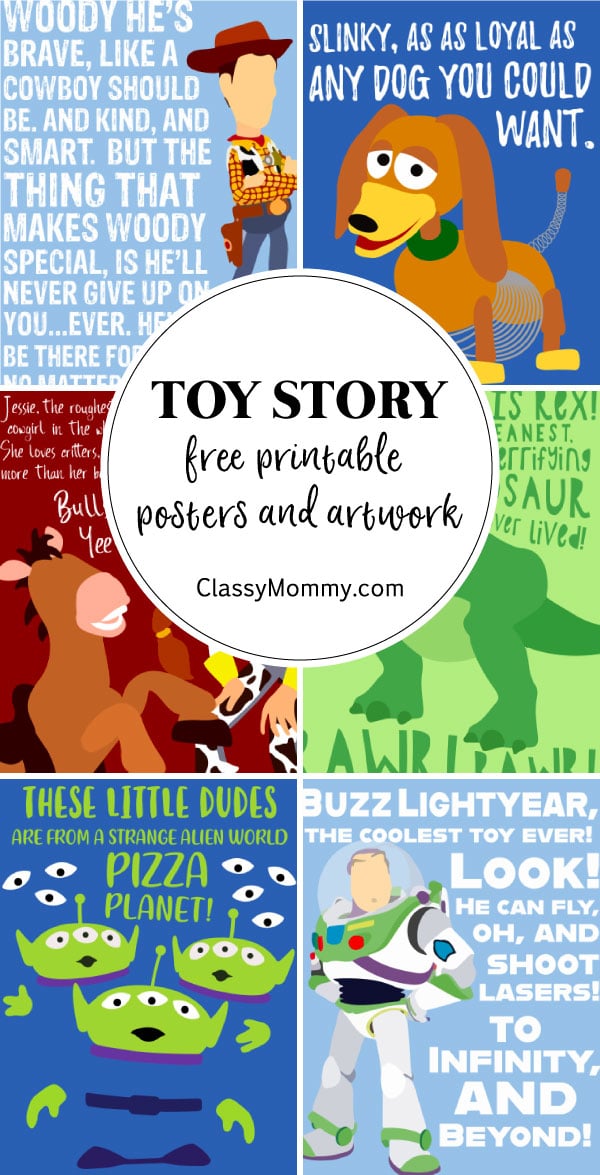Free Toy Story Printable Posters and Artwork for Toy Story Nursery or ...