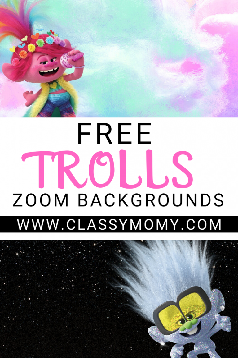 Free Trolls Zoom Backgrounds inspired by characters in Trolls World ...