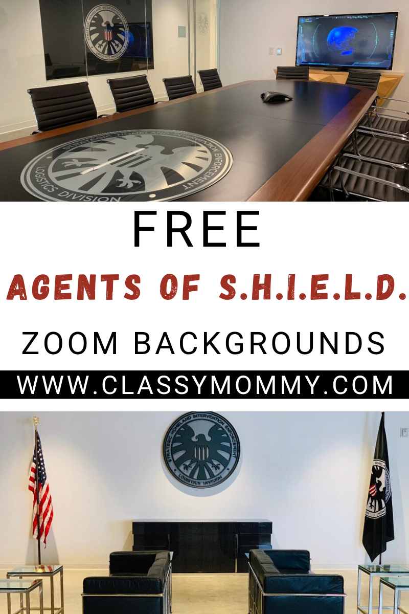 Free Agents of Shield Zoom Backgrounds