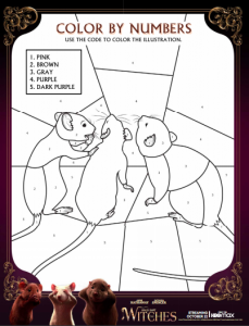 The Witches Free Printable Coloring Pages and Activity Book - Classy Mommy