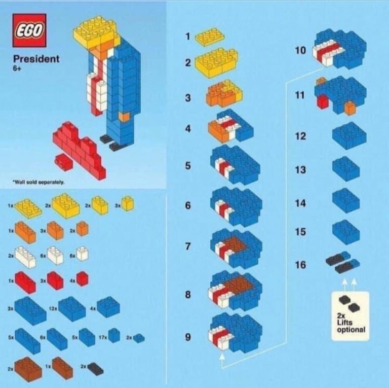 How to Build LEGO Donald Trump - Classy Mommy