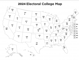 2024 Free Printable Electoral College Map - Classy Mommy